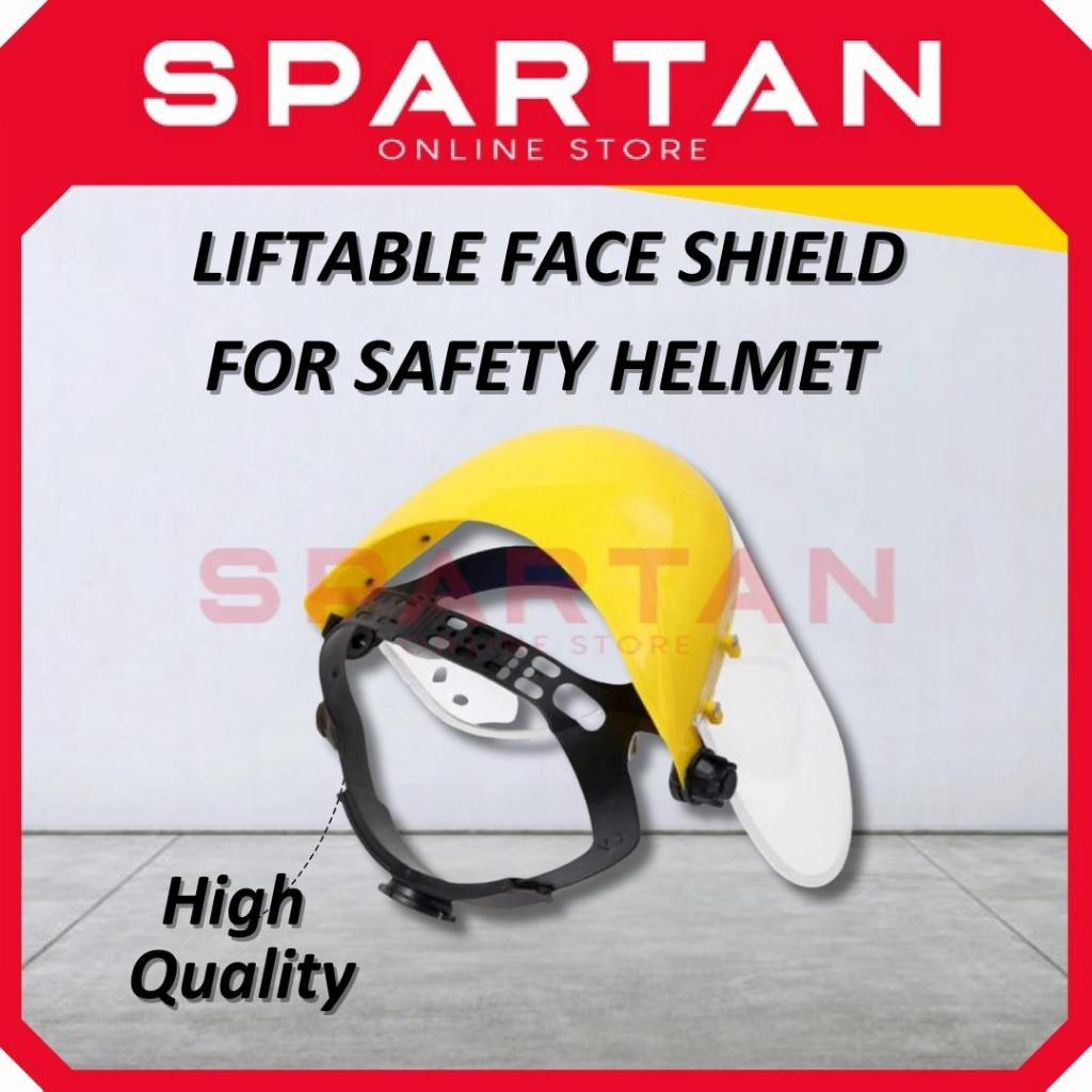 Liftable Face Shield for Safety Helmet | Anti-Spitting Dust Cover ...