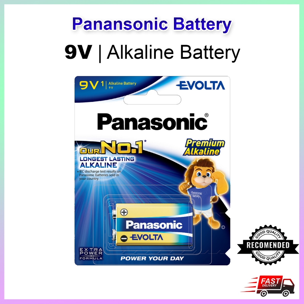 9V Panasonic EVOLTA Premium Alkaline Battery | Shopee Malaysia