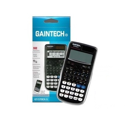 Gaintech Scientific Calculator GT-570EX -Solar (100% Original) | Shopee ...