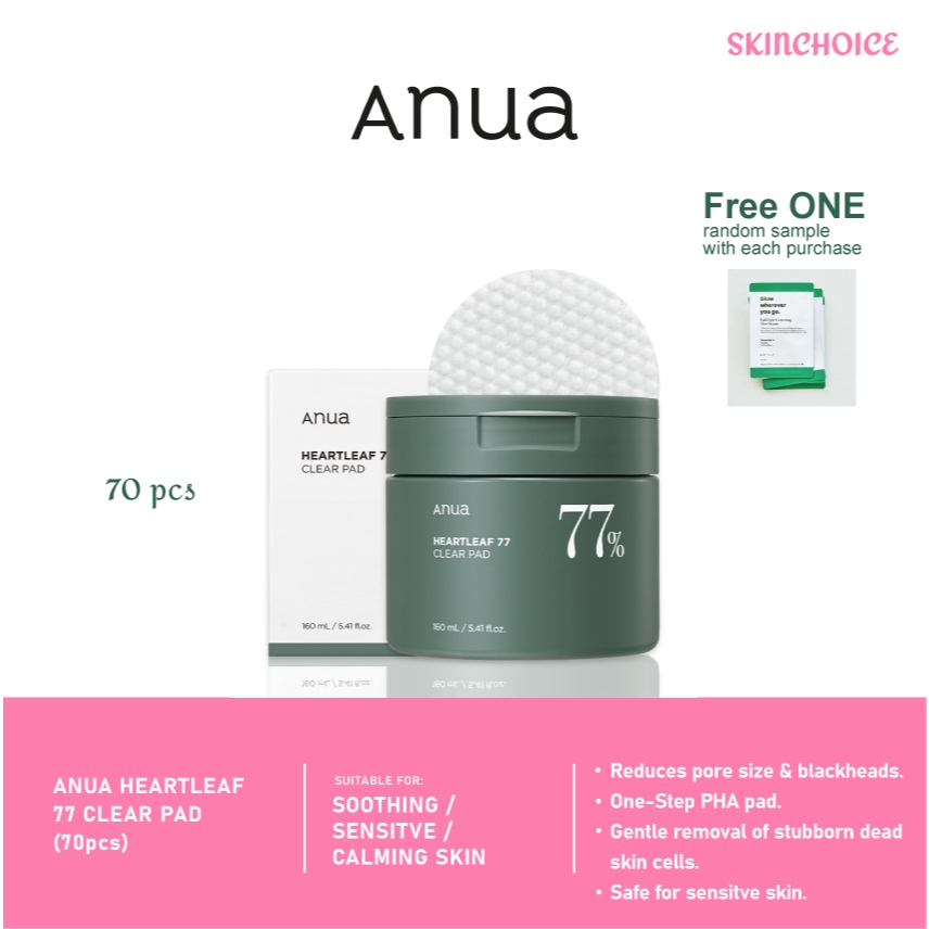 Anua 77 Heartleaf Clear Pad (70's) | Shopee Malaysia