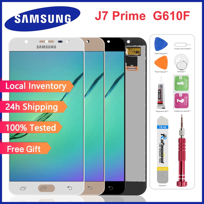Original 5.5" Display for SAMSUNG Galaxy J7 Prime LCD Touch Screen G610 ...