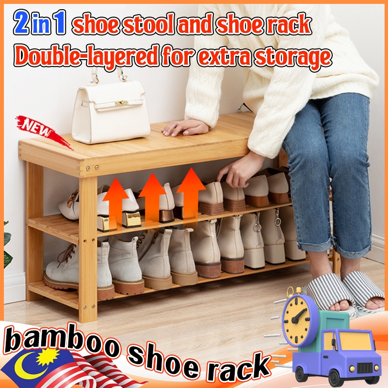 Multiple Sizes Full Solid Carved Patterns Shoe Rack With Seat 60cm 80cm ...