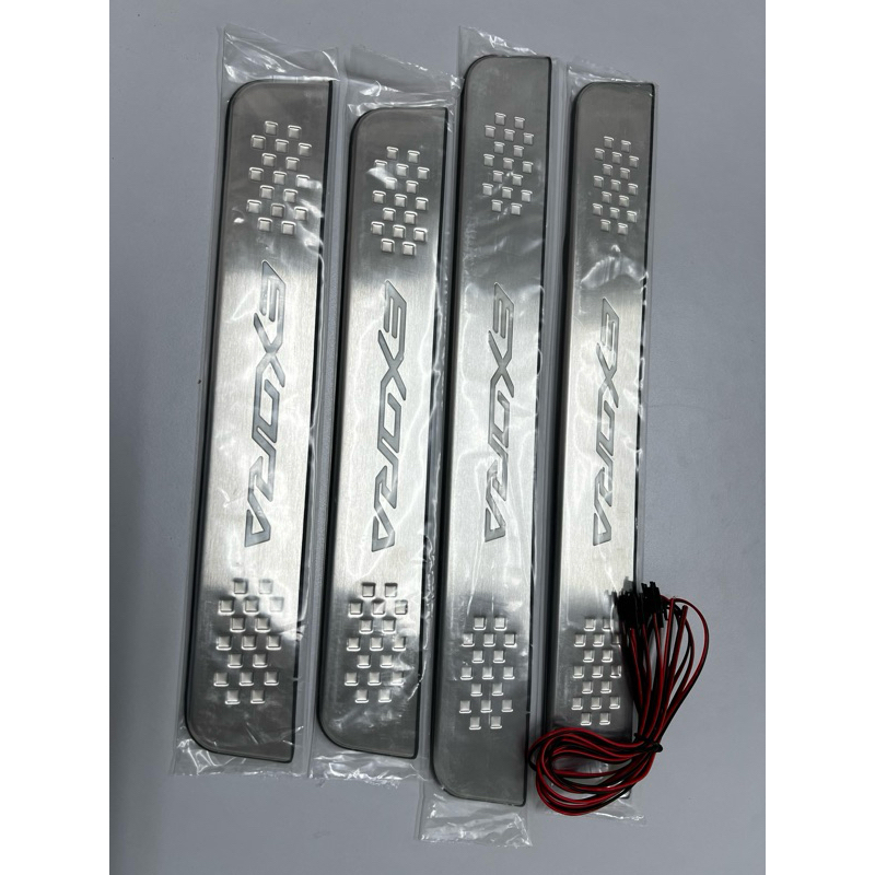 proton Exora side sill plate with white lamp | Shopee Malaysia