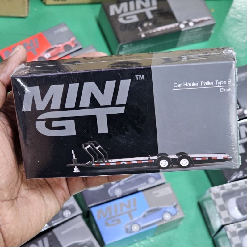 MINI GT CAR HAULER TRAILER TYPE B BLACK | Shopee Malaysia