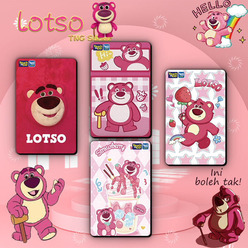 Lotso (Series 1) TNG Pelekat - Tng Touch N Go/Bank kad pelekat ...