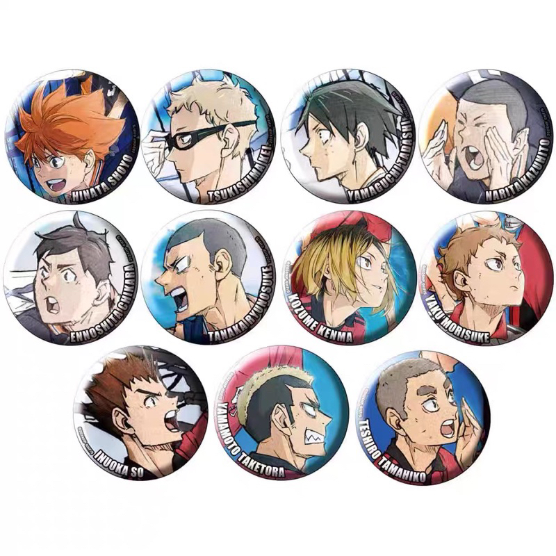Haikyu official badge blind pack movie Haikyuu Hinata Kageyama Kenma ...