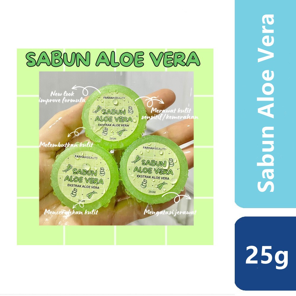 🔥PREMIUM🔥 SABUN ALOE VERA MERAWAT KULIT SENSITIF DAN MELEMBAPKAN ...