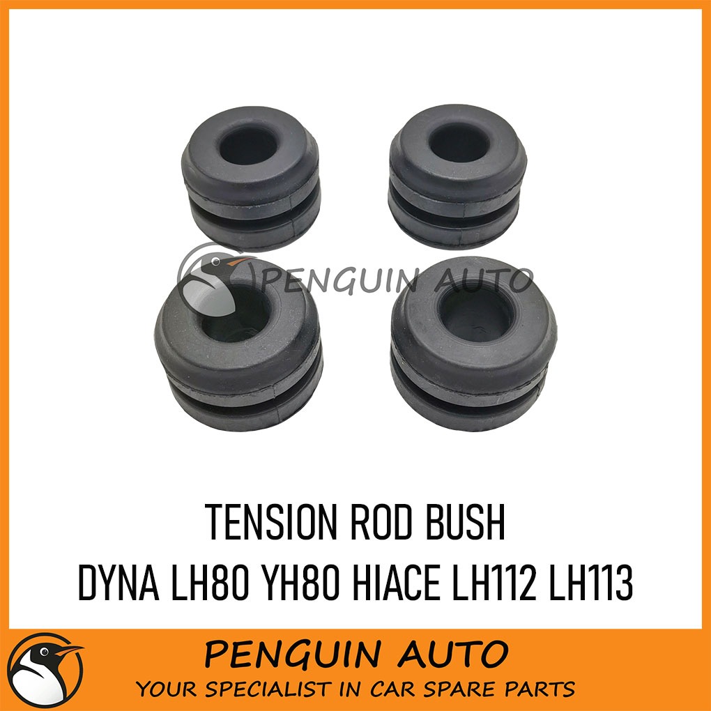 TOYOTA DYNA LH80 YH80 HIACE LH112 LH113 TENSION ROD BUSH 4PC 48674 ...