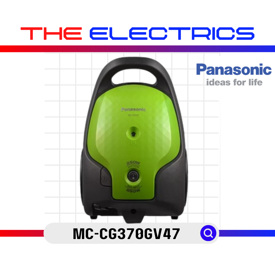 PANASONIC 850W LIGHT & POWERFUL BAGGED VACUUM CLEANER MC-CG370 / MC ...