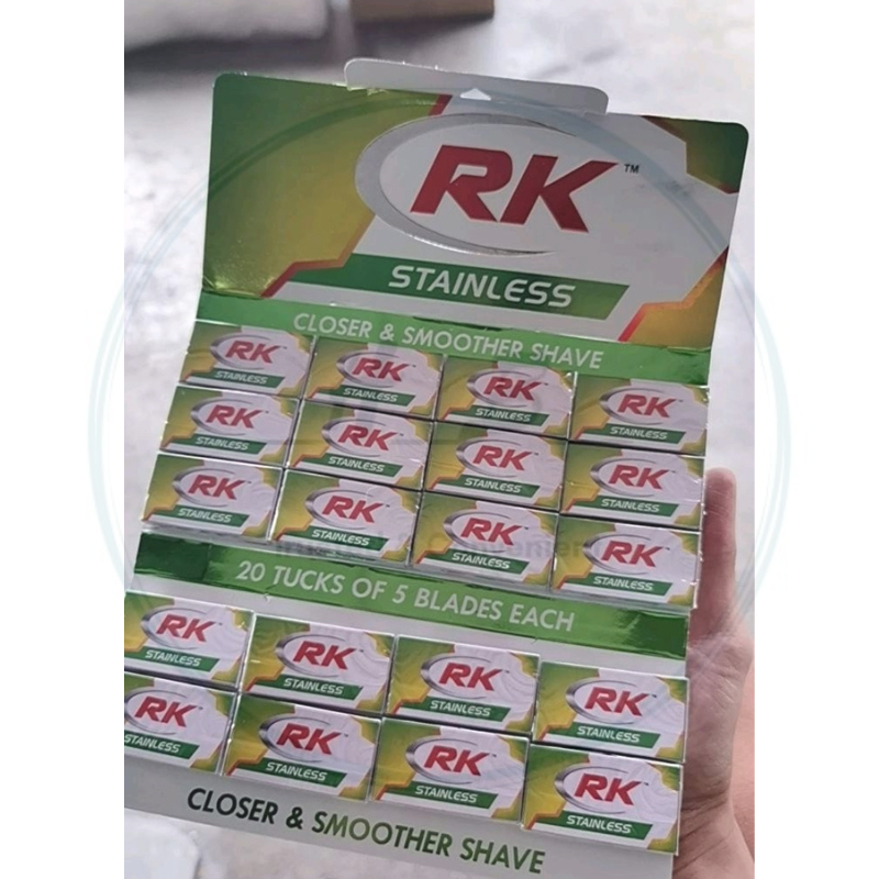 RK Stainless Steel Blades / Chromium Double Edge Razor Blades For ...