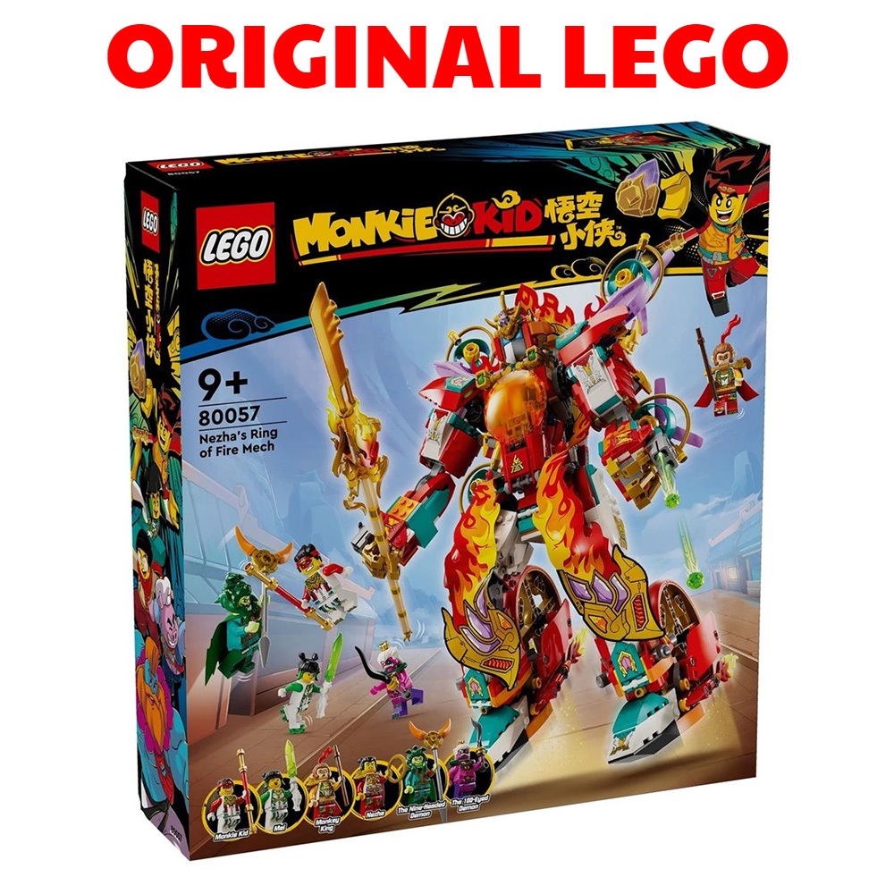 LEGO 80057 Monkie Kid Nezha's Ring of Fire Mech (Without Minifigure ...