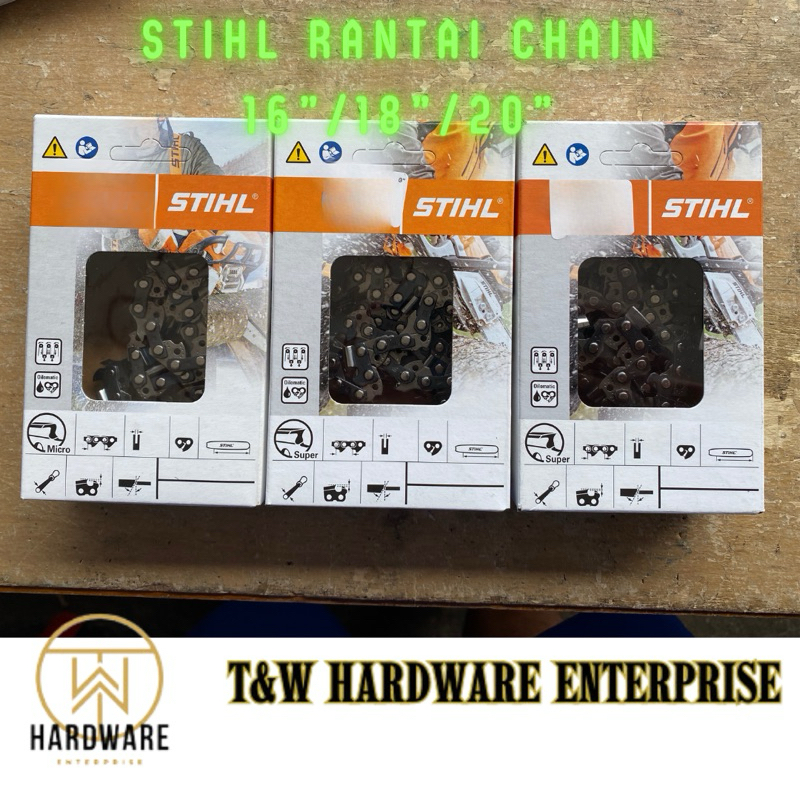 100% Original MS170 MS180 MS210 12"/14"/16"/18" 3636 Sawchain Mata Rantai Chainsaw | Shopee Malaysia