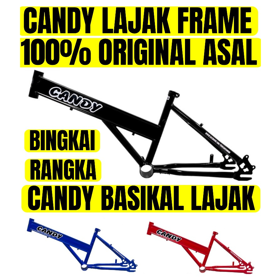 CANDY 100% ORIGINAL 20" LAJAK BICYCLE BODY T-FRAME RANGKA BINGKAI BADAN ...
