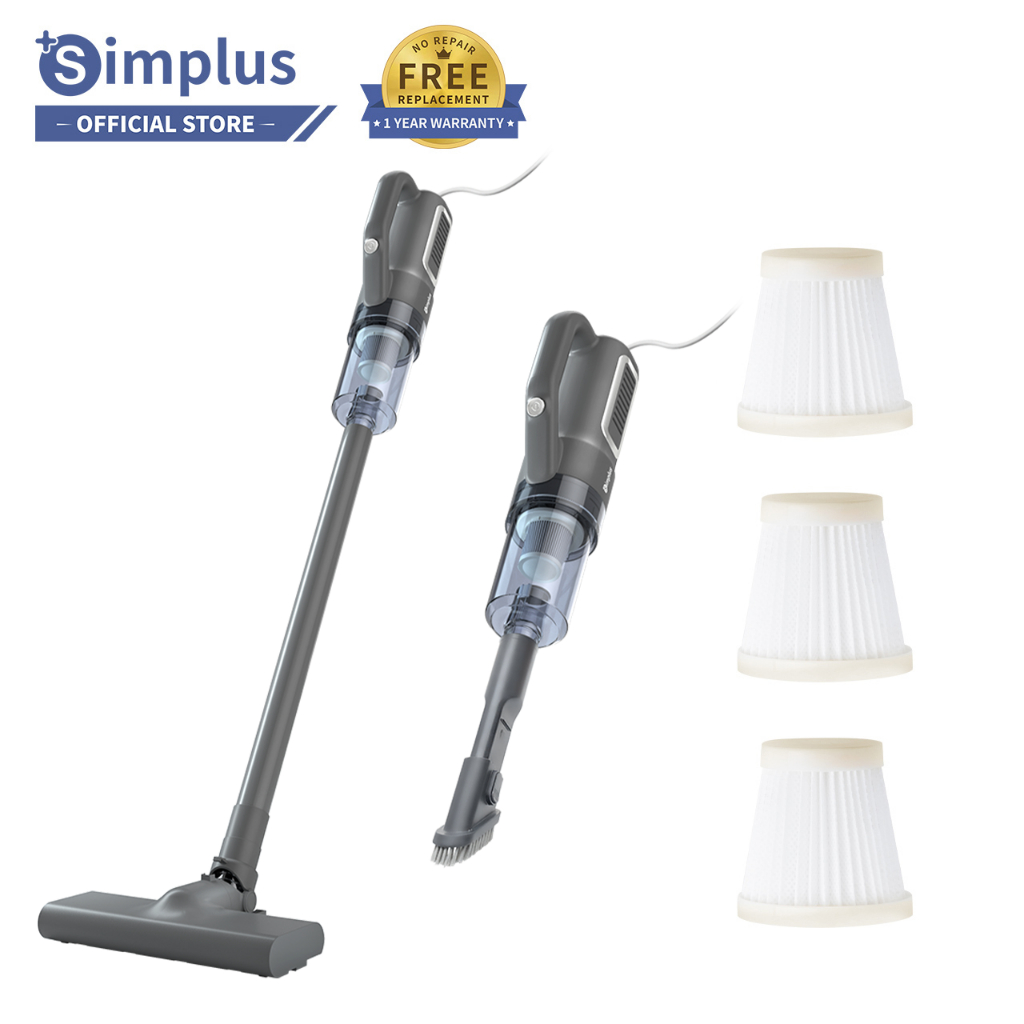 Simplus Vacuum Cleaner Sets with 3 Filters Corded 16000PA 1.35KG 2 in 1 ...