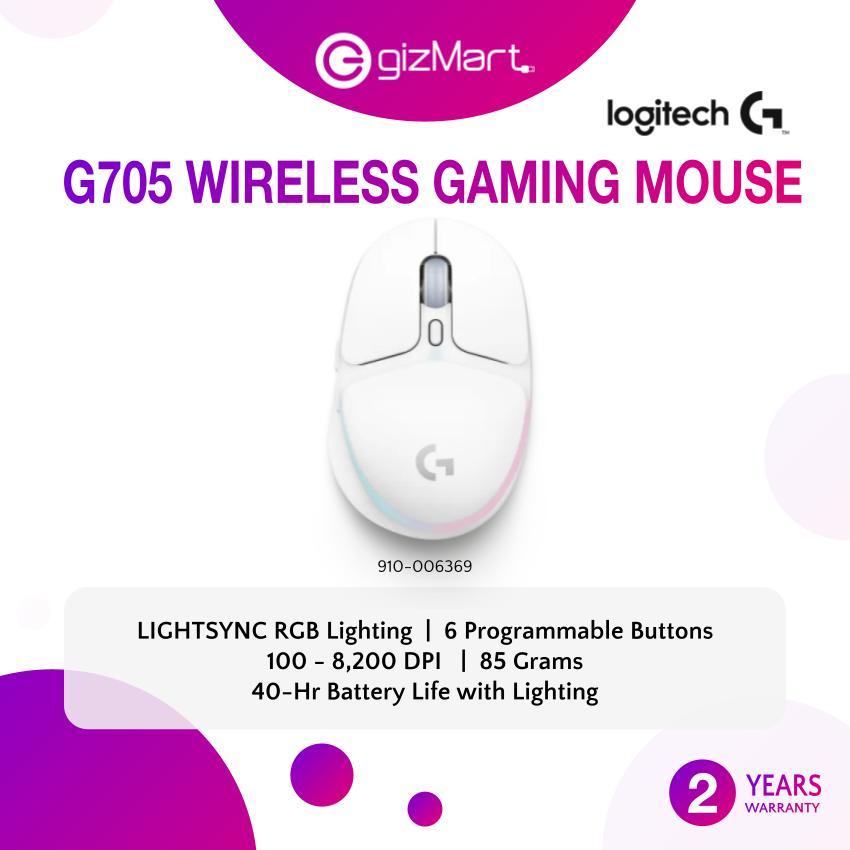 Logitech G705 Wireless Gaming Mouse With Customizable LightSync RGB ...