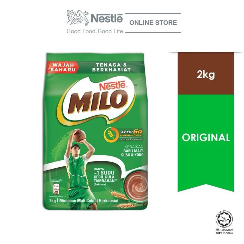 NESTLE MILO Activ-Go (2kg) Halal Exp ：31/3/2025 | Shopee Malaysia