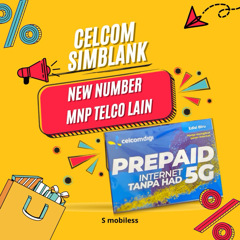 CELCOM EDISI BIRU 2000GB 5G / MNP | Shopee Malaysia