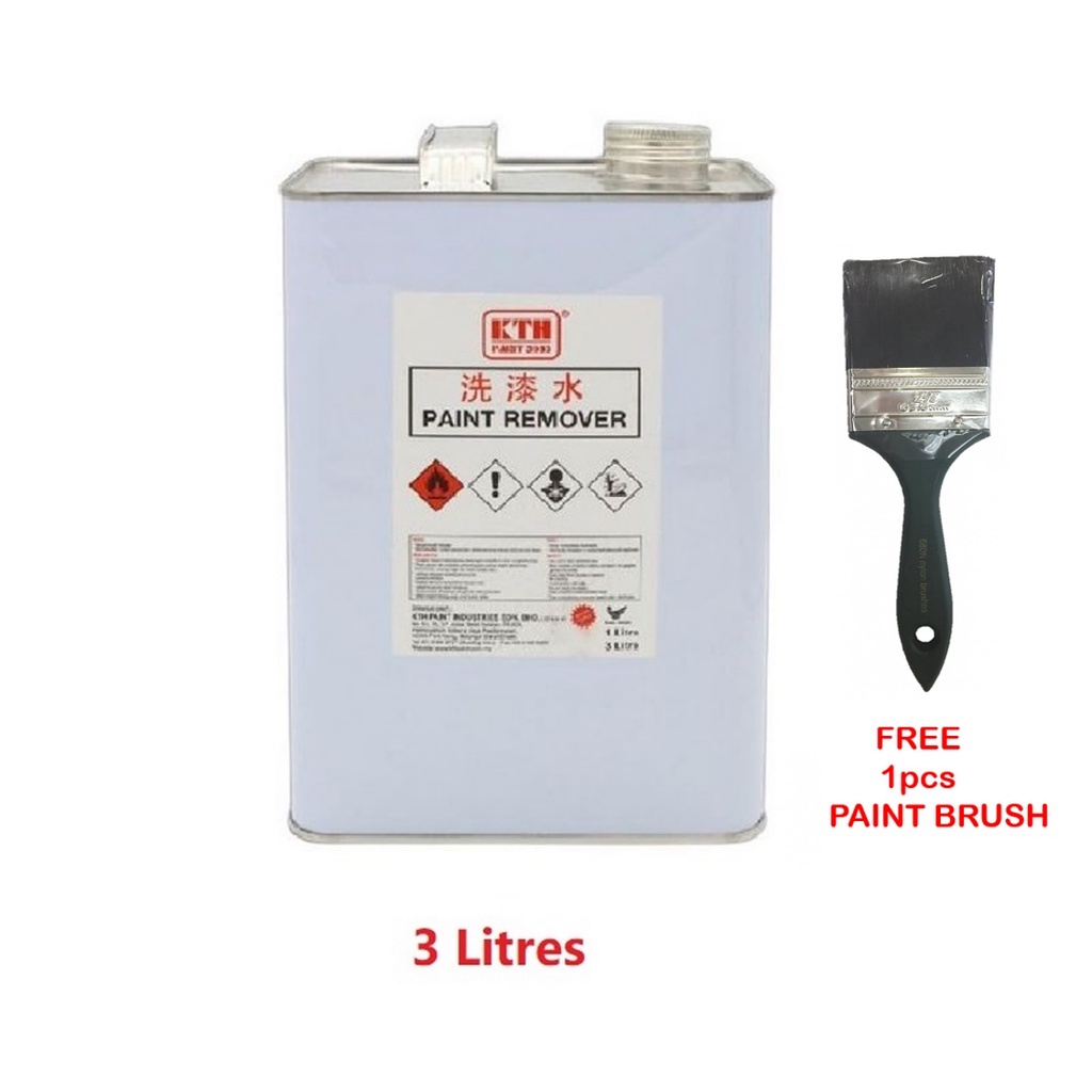KTH Paint Remover for Metal/ Steel/ Iron Paint Removal Peluntur Cat ...