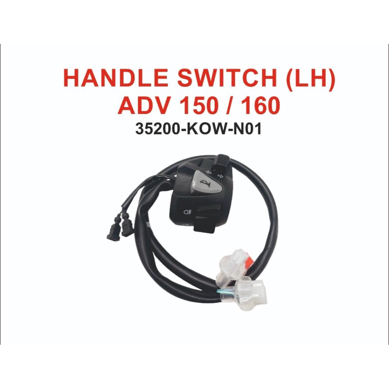 HONDA ADV 150/160 HANDLE SWITCH LH RH SIGNAL SWITCH HORN SWITCH STARTER ...