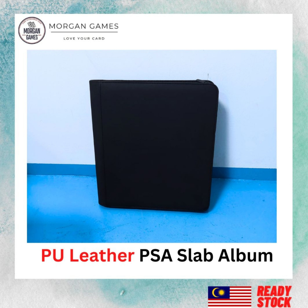 【Morgan Games】[Ready Stock] PU Fabric Leather (2x3) 72 PSA Slab Binder ...