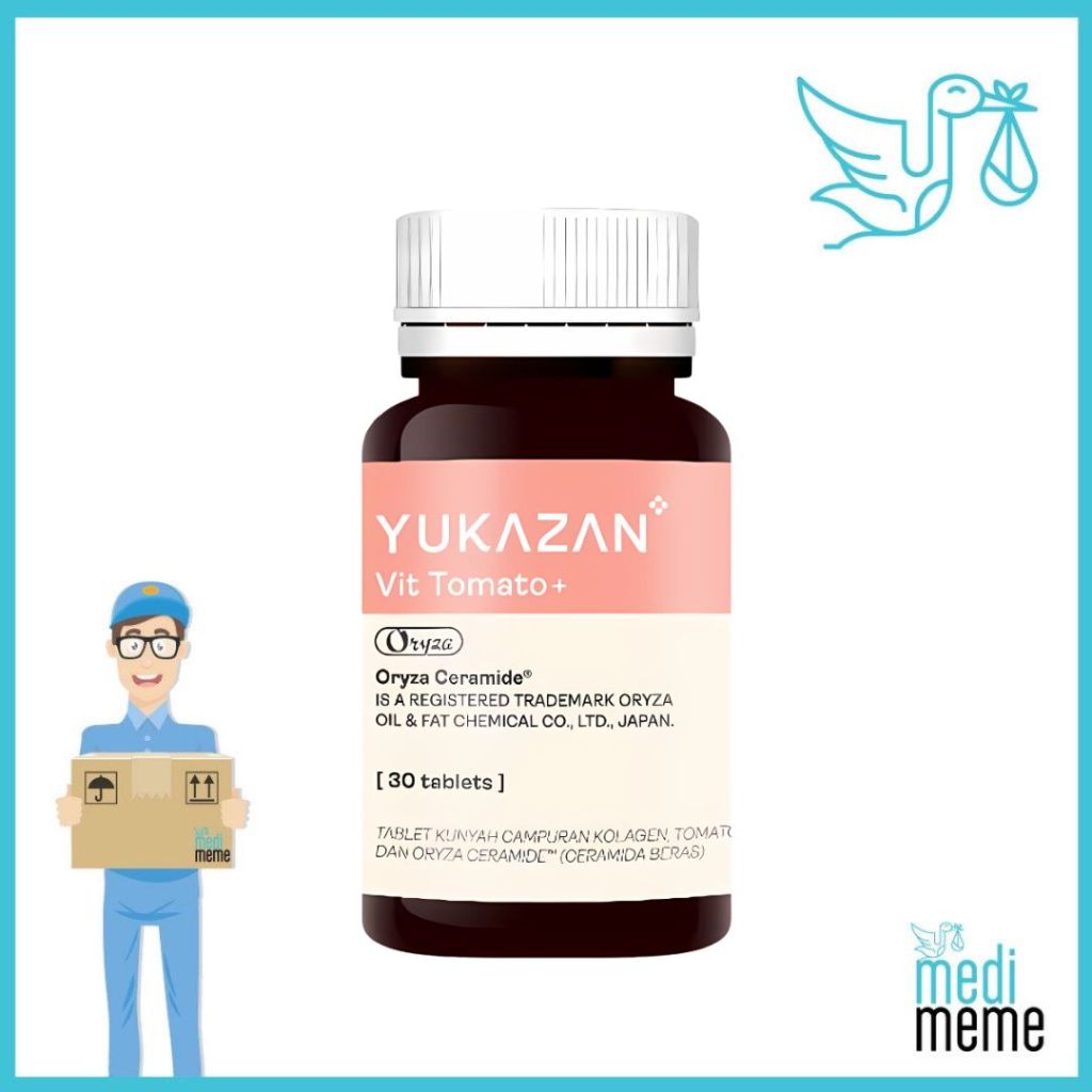 Medimeme Yukazan Vit Tomato+ 30s Brightening Supplement - Collagen ...