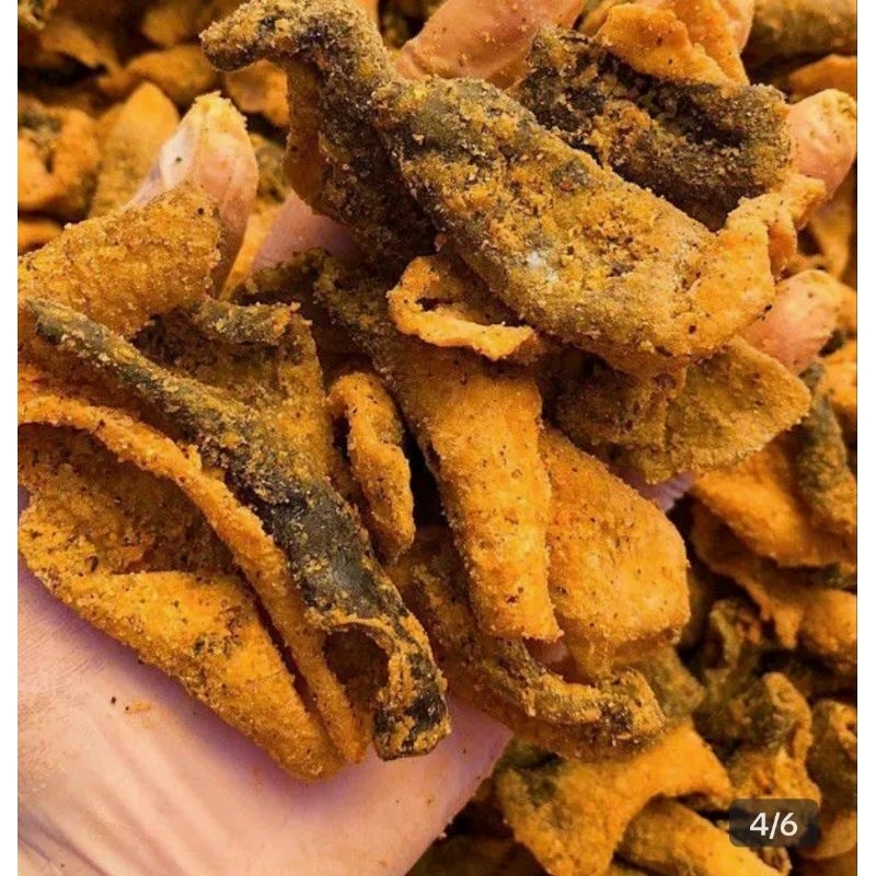 SALMON SALTED EGG FISH SKIN SNACK 三文鱼咸蛋鱼皮 200gr | Shopee Malaysia