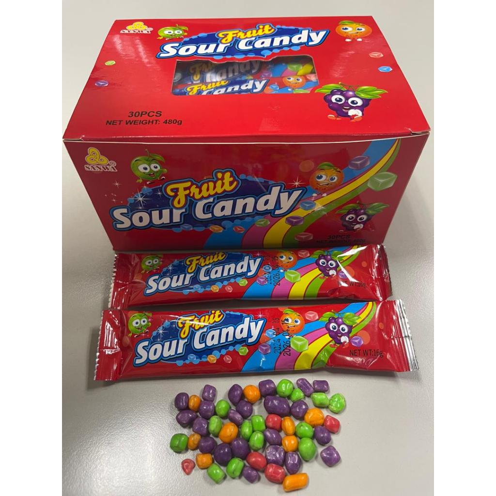 SANWA FRUIT SOUR CANDY 30’S | Shopee Malaysia