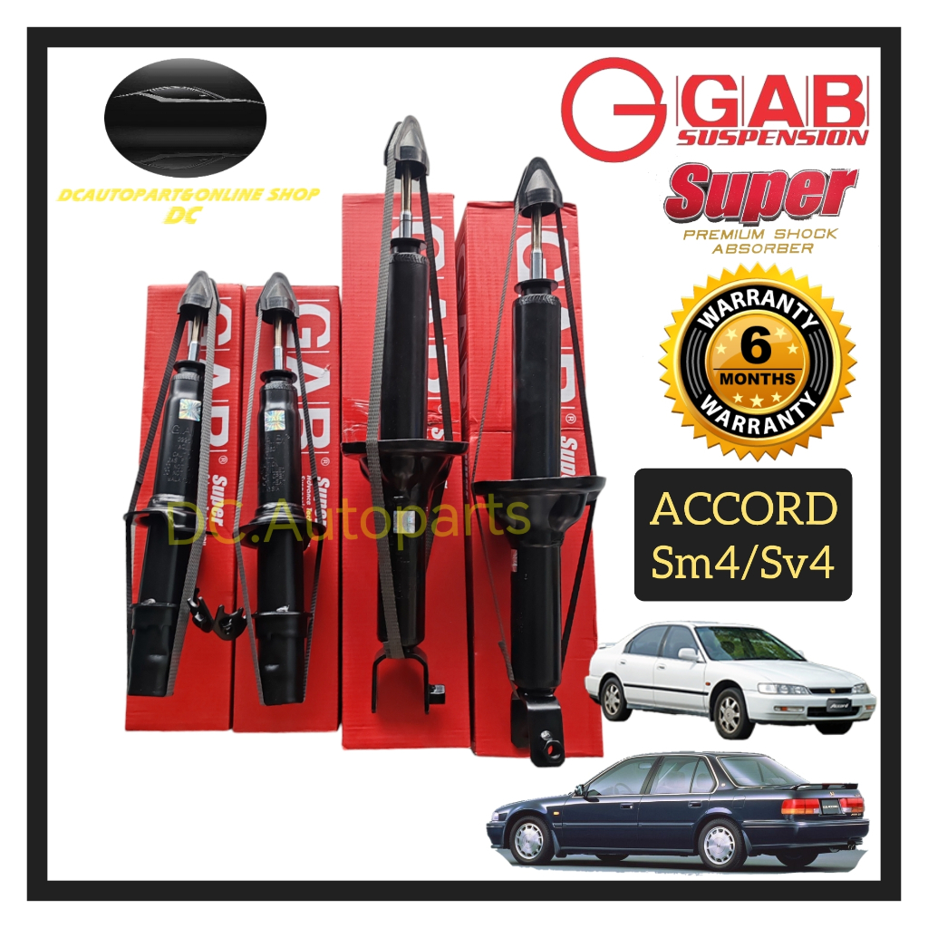 ORIGINAL SUPER PREMIUM GAB HONDA ACCORD SM4 SV4 ABSORBER FRONT / REAR ABS FRT | Shopee Malaysia