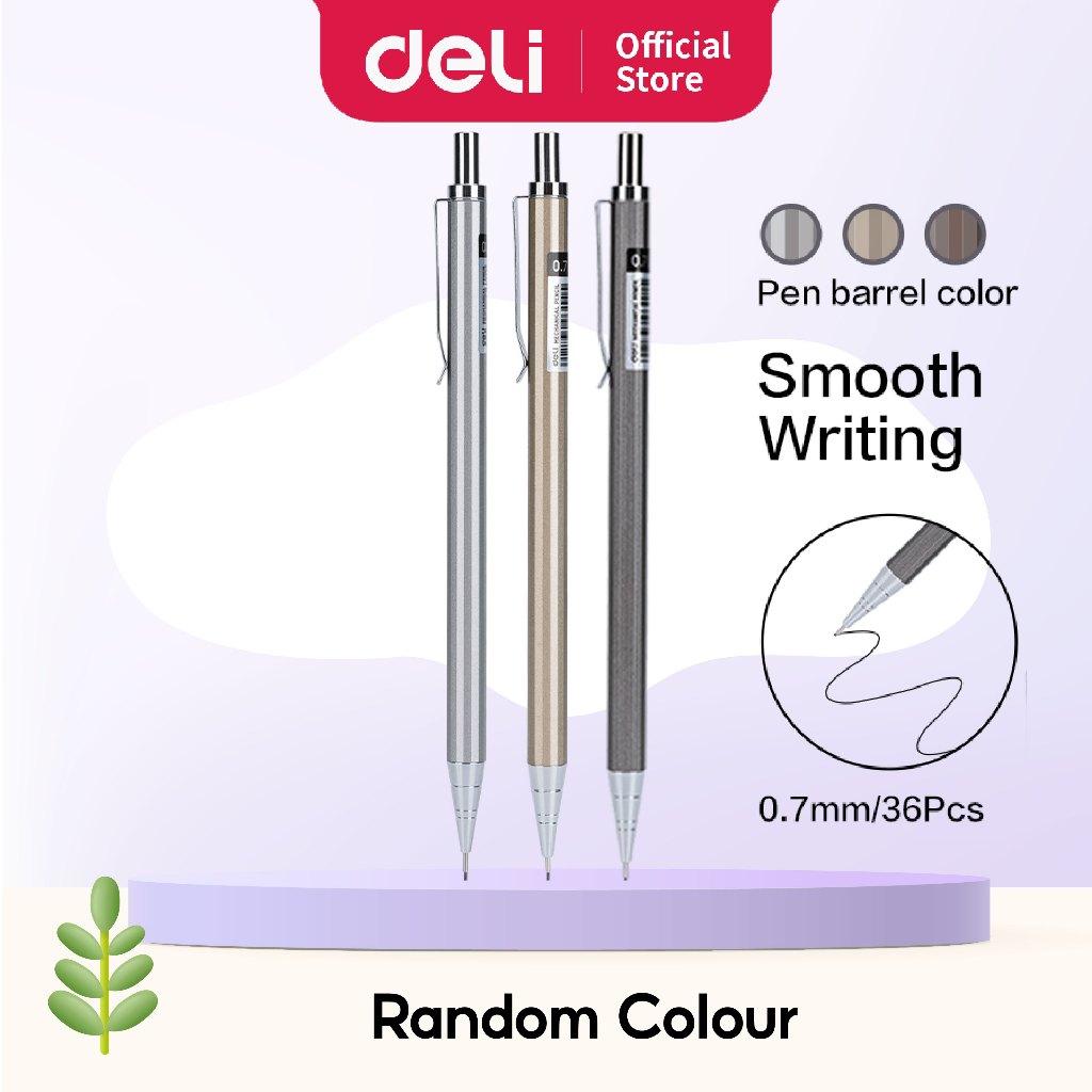 Deli Mechanical Pencil Smooth Writing (0.7mm) E6491 | Shopee Malaysia