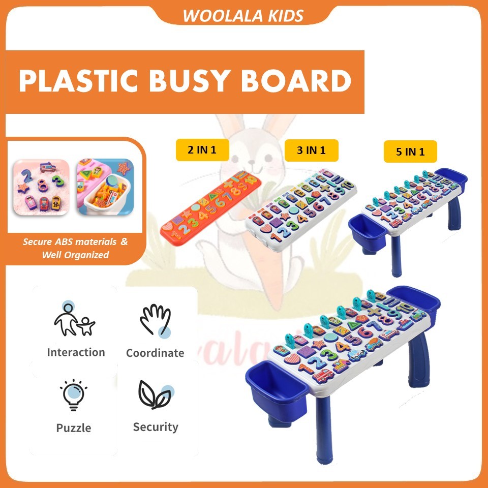 Woolala Plastic Busy Board Ready Stock | Shopee Malaysia