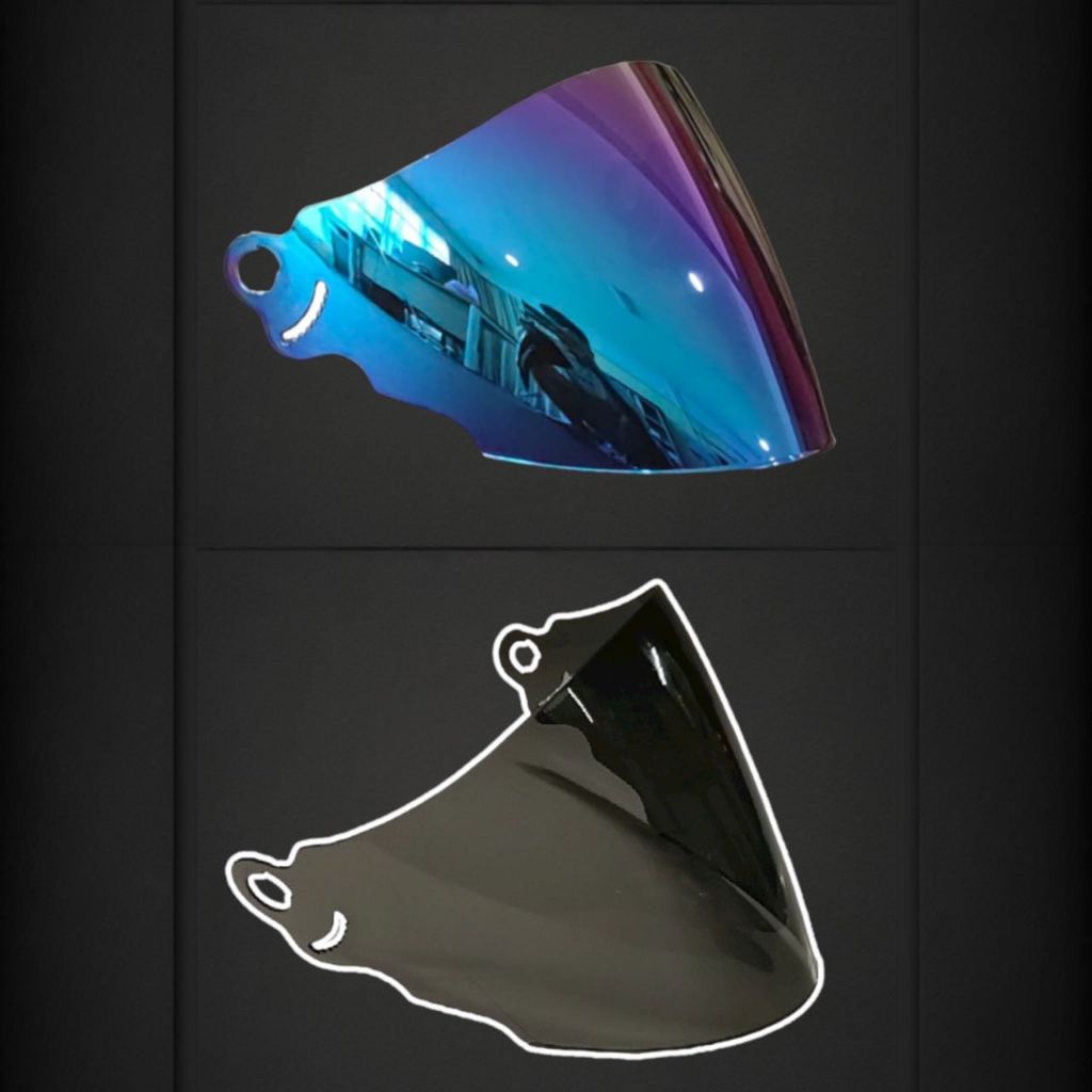 ARC RITZ VISOR (SMOKE AND RAINBOW) 100% original For RITZ HELMET ...