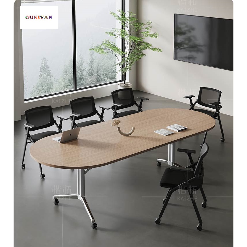 Foldable Meeting Table Training Table Office Table Meja Mesyuarat Meja ...
