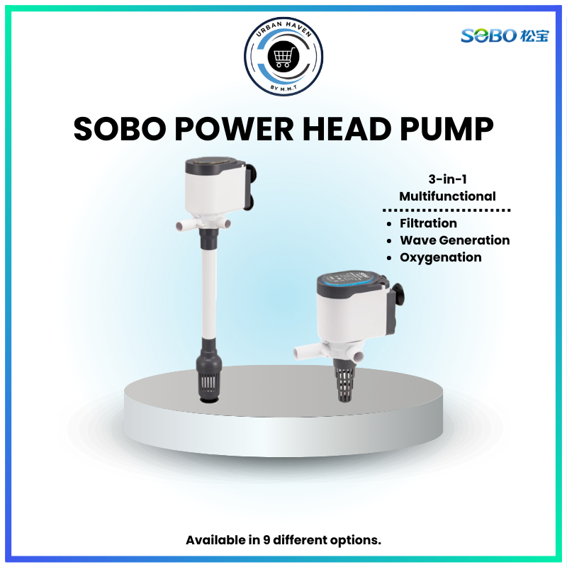 SOBO POWER HEAD PUMP (3 IN 1 MULTIFUNCTIONAL POWER HEAD) | Shopee Malaysia