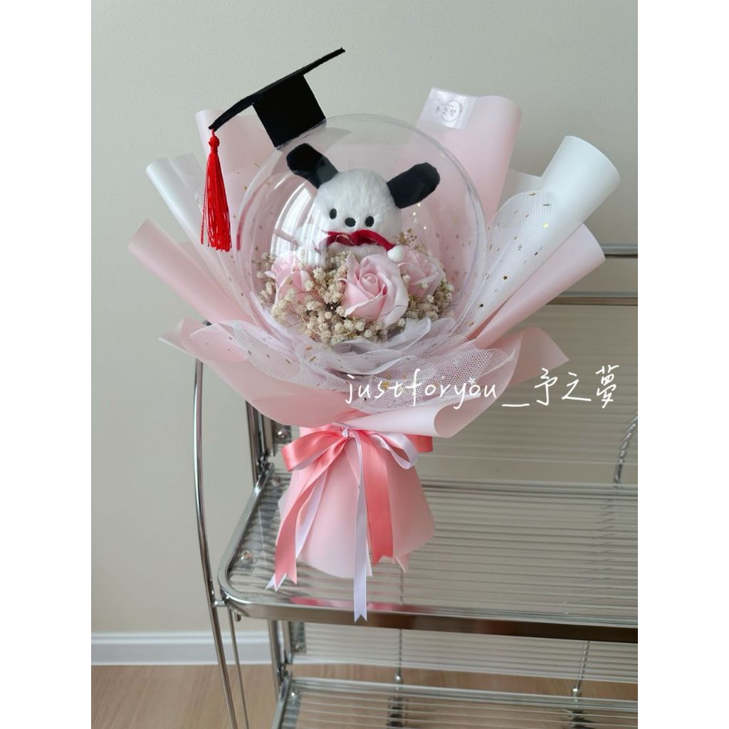 Soap Flower Bouquet Graduation Flower 畢業礼物 Bunga Konvokesyen ...