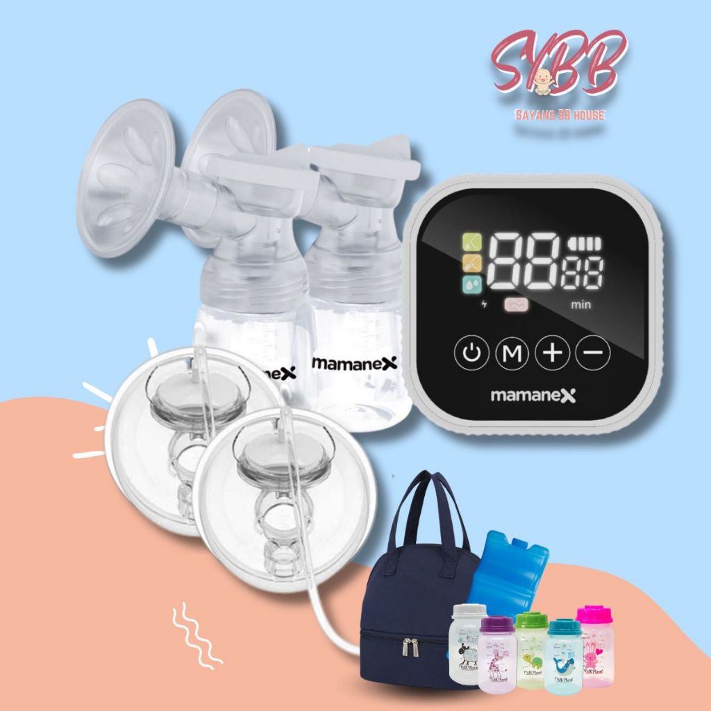 Mamanex Neo Rechargeable Double Breast Pump / Hadnsfree cup | Handsfree ...