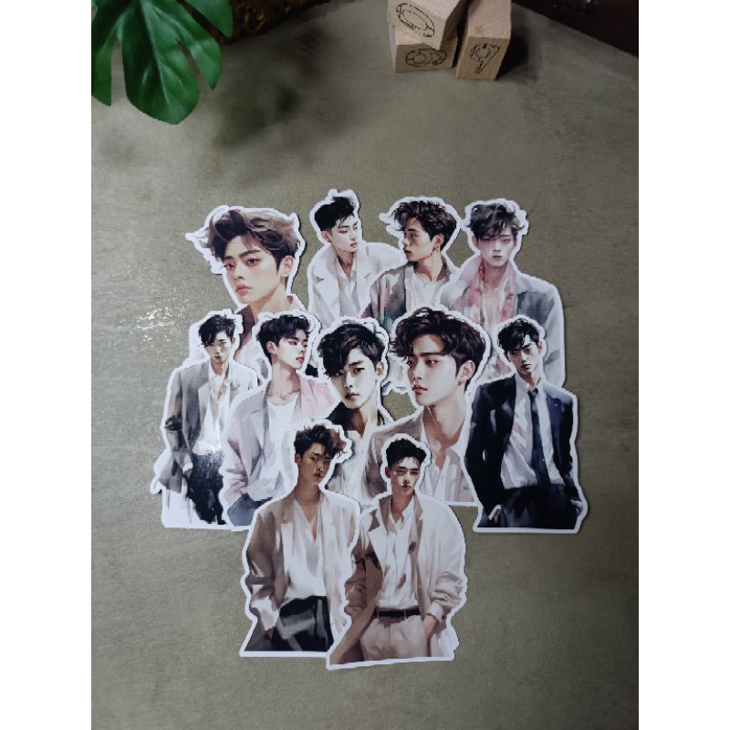 Asian Man Sticker (150 gsm Glossy Photo Paper Sticker) | Shopee Malaysia