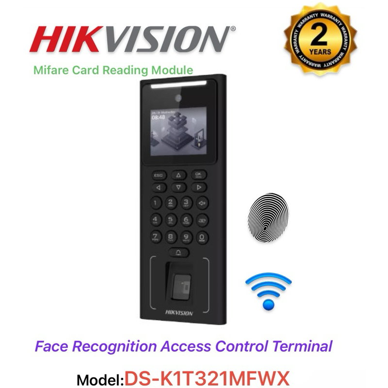 Hikvision DS-K1T321MFWX Face Recognition Access Control Terminal | Shopee Malaysia