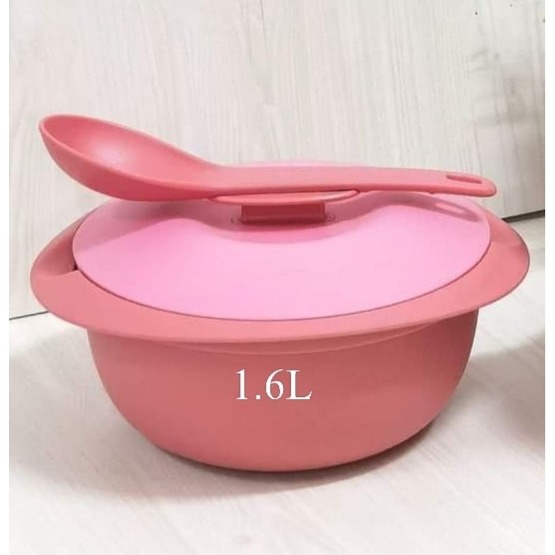 Tupperware Round Server 1.6L, Oval Server 4L /2L , Roza Bowl & ladle 2 ...