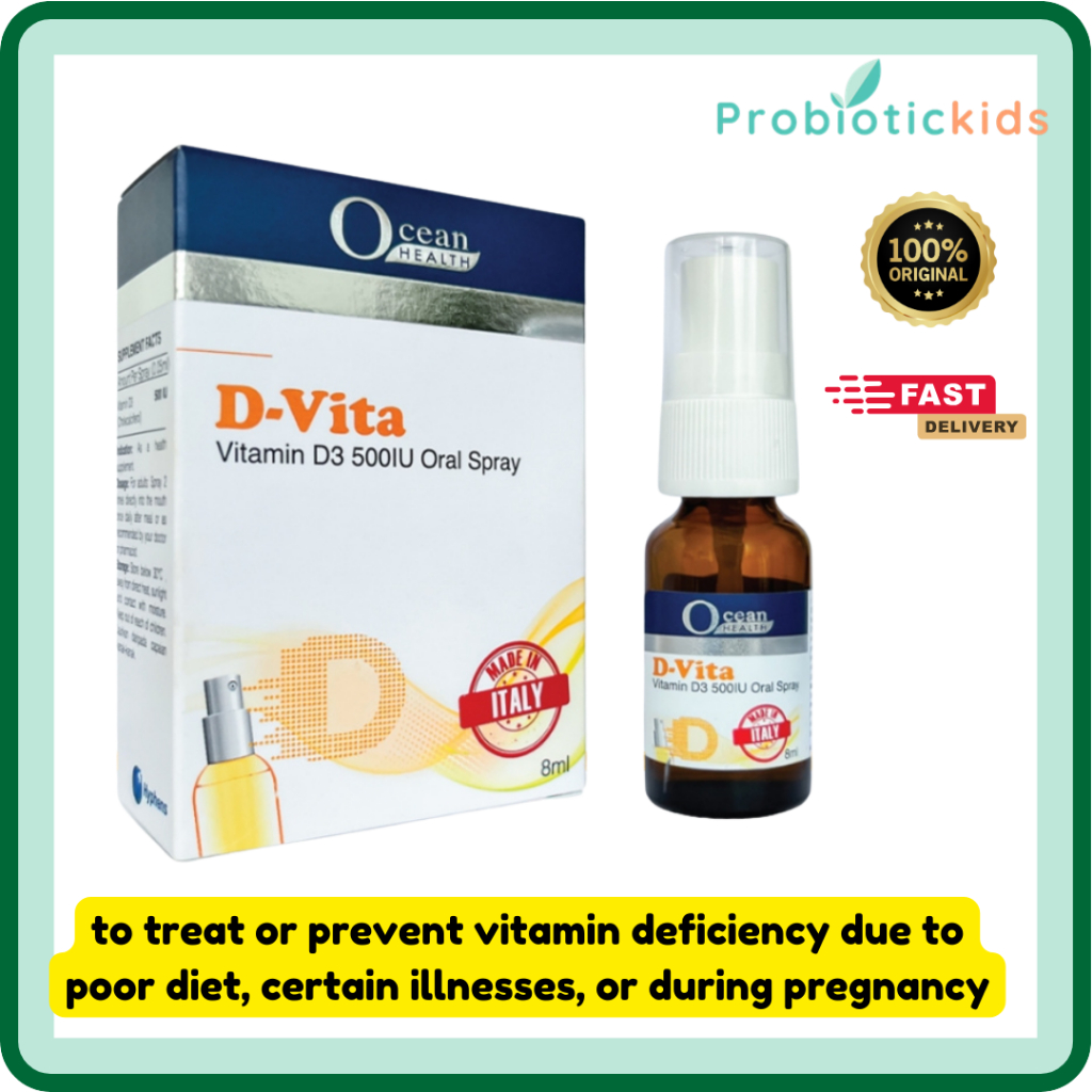 D-VITA VITAMIN D3 ORAL SPRAY (8ml) [EXP: 11/26] | Vitamin D3 | Oral ...