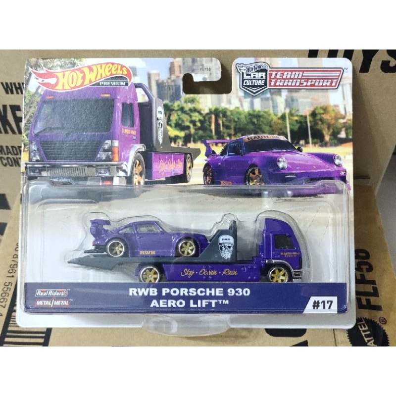 Hot Wheels Car Culture Team Transport RWB Porsche 930 Aero Lift New ...