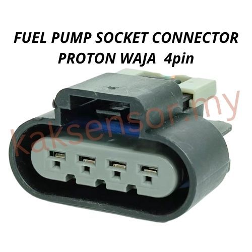 4PIN PROTON WAJA MMC /CAMPRO CPS FUEL PUMP SOCKET CONNECTOR W/ WIRE ...