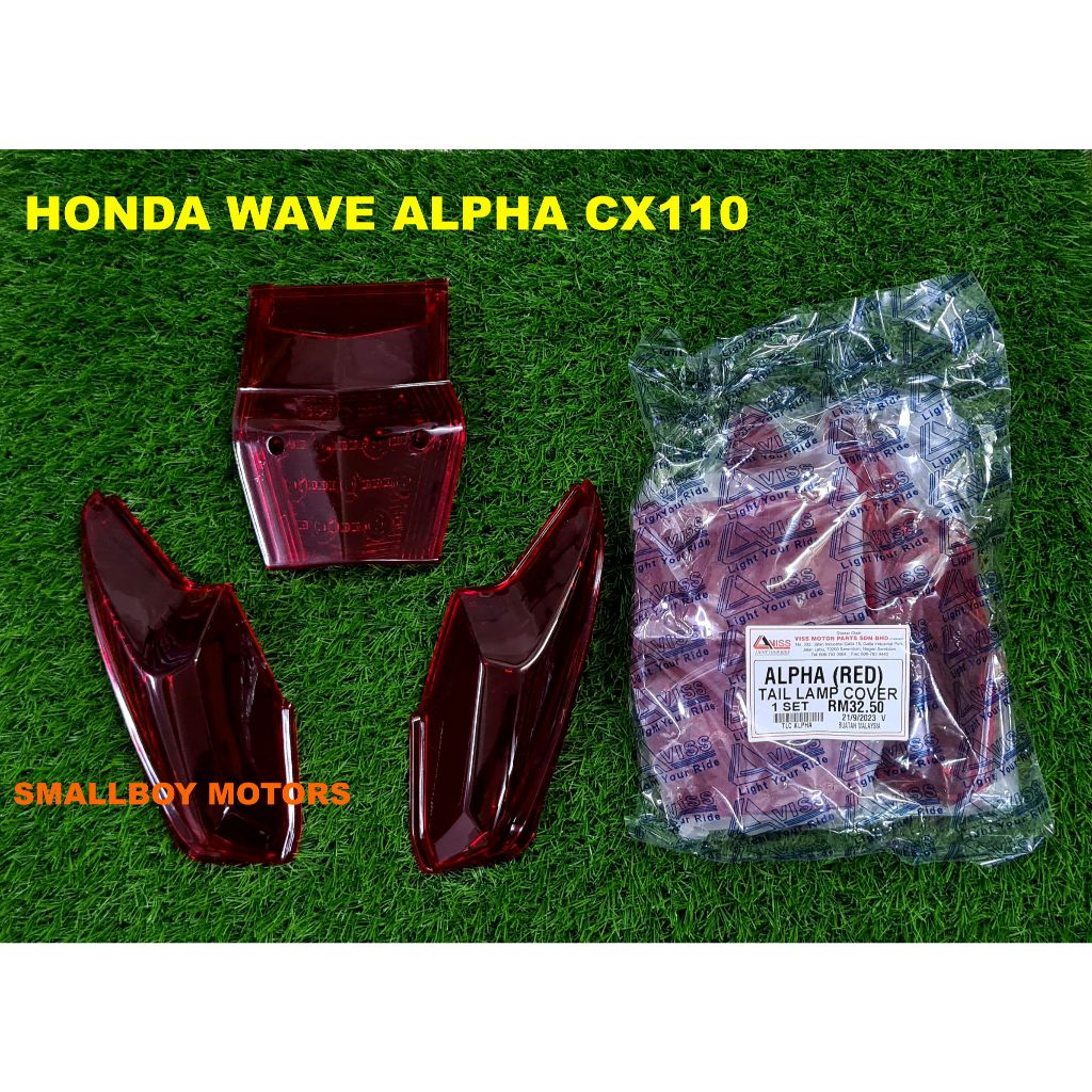 HONDA WAVE ALPHA CX110 REAR TAILLIGHT TAILLAMP COVER PENUTUP LAMPU ...