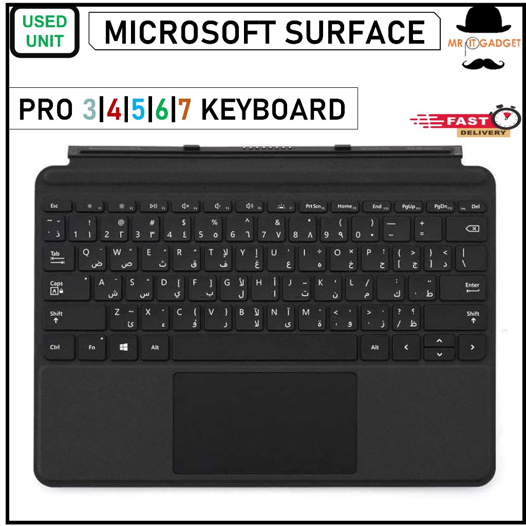 Microsoft Surface Orignal New Keyboard Compatible For Pro 3,Pro 4,Pro 5 ...