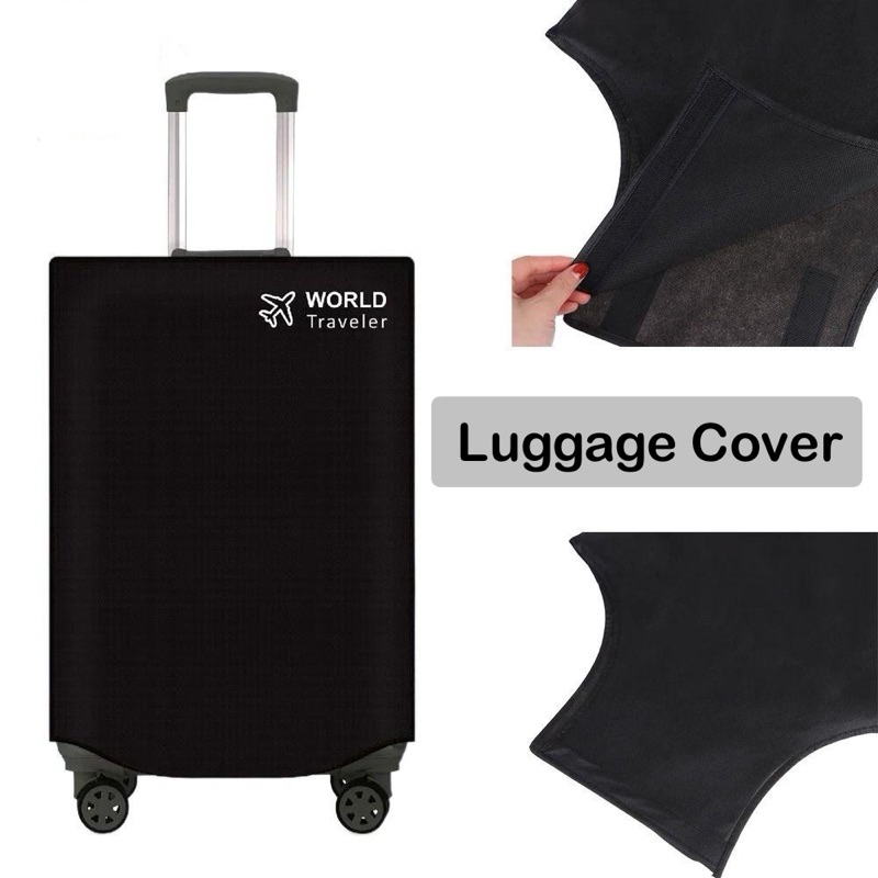 Luggage Cover Protector Anti Scratch Pelindung Bagasi Punutup Bagasi ...