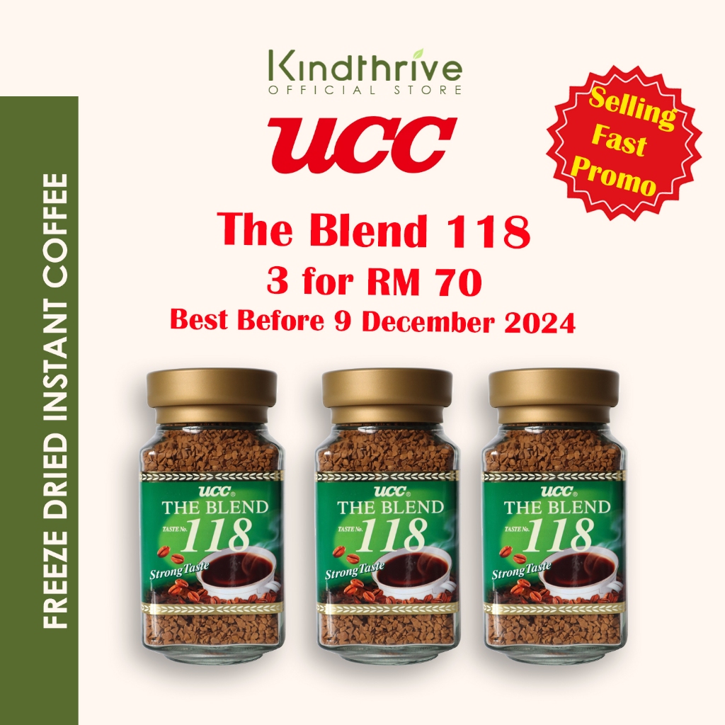 UCC The Blend 114 (90g)/ 118 (100g)/117 (90g) | Shopee Malaysia