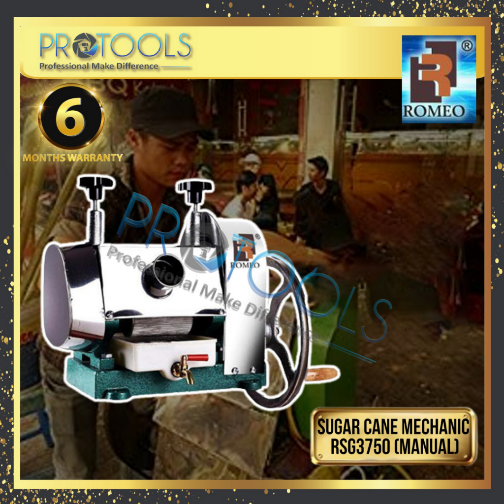 ROMEO RSG3750 MANUAL SUGARCANE JUICER | SUGAR CANE MACHINE | MESIN TEBU ...