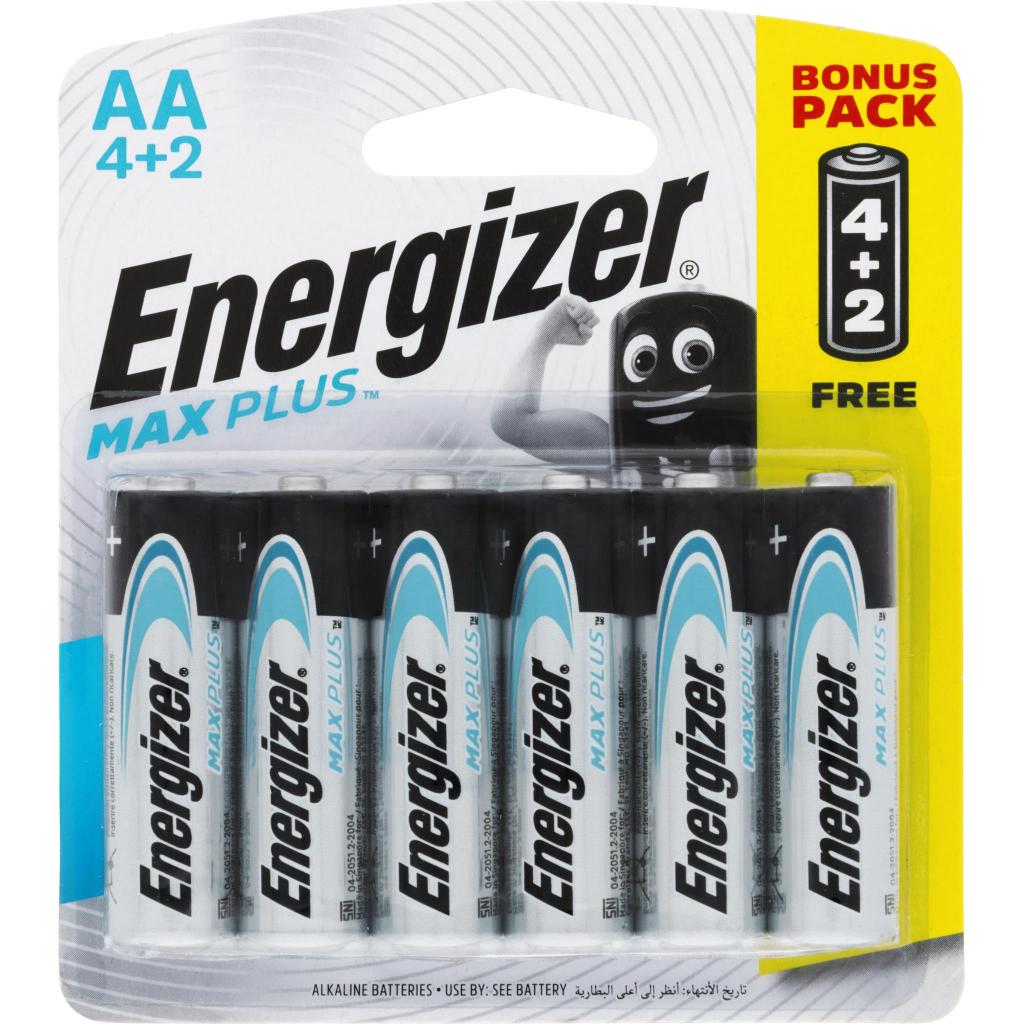 ORIGINAL Energizer Alkaline Max Plus AA Battery (6pcs/pack) | Shopee ...