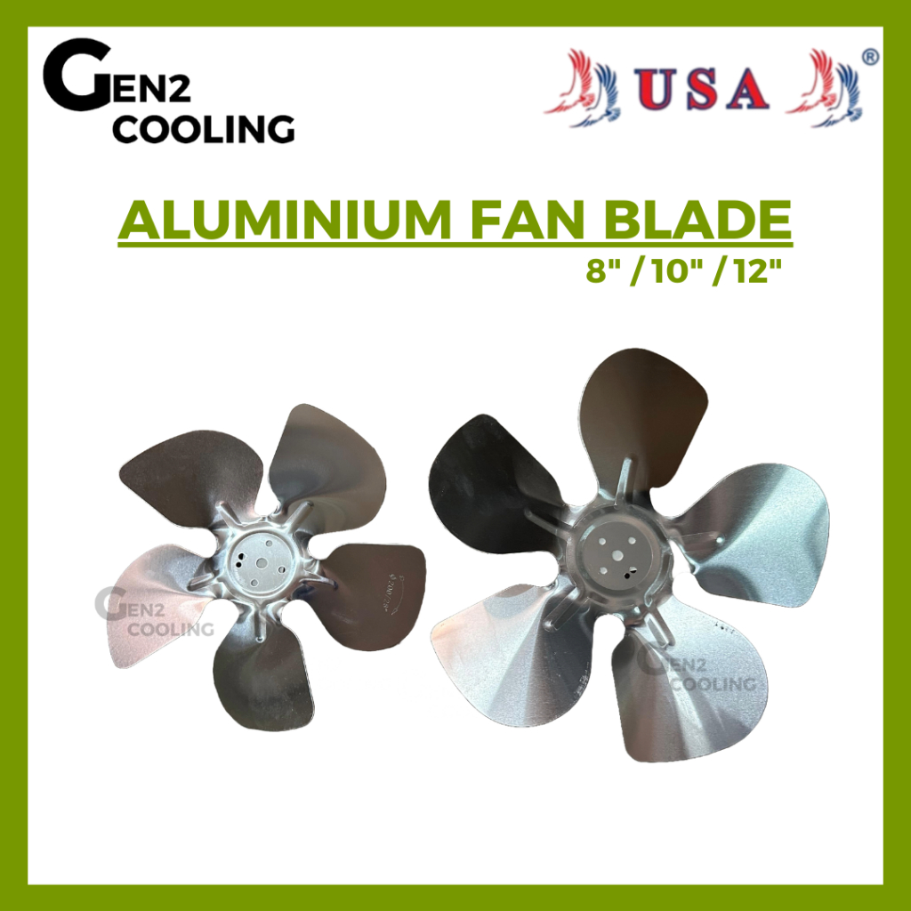 ALUMINIUM FAN BLADE FRIDGE/CHILLER/FREEZER - 8"/10"/12" | Shopee Malaysia