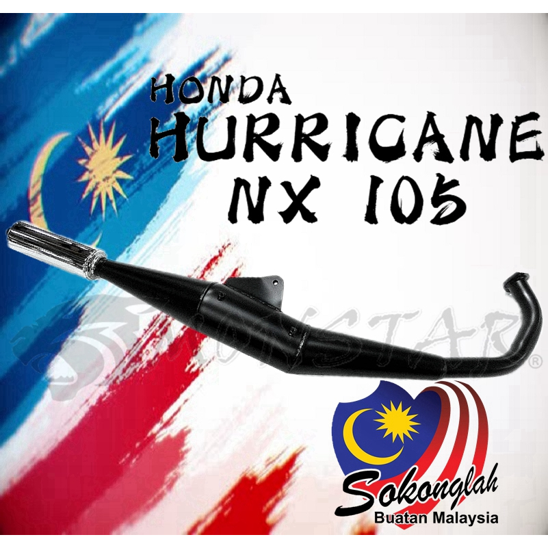 Exhaust Honda Std Ekzos Chamber EJM Standard exzos epower Hurricane110 ...