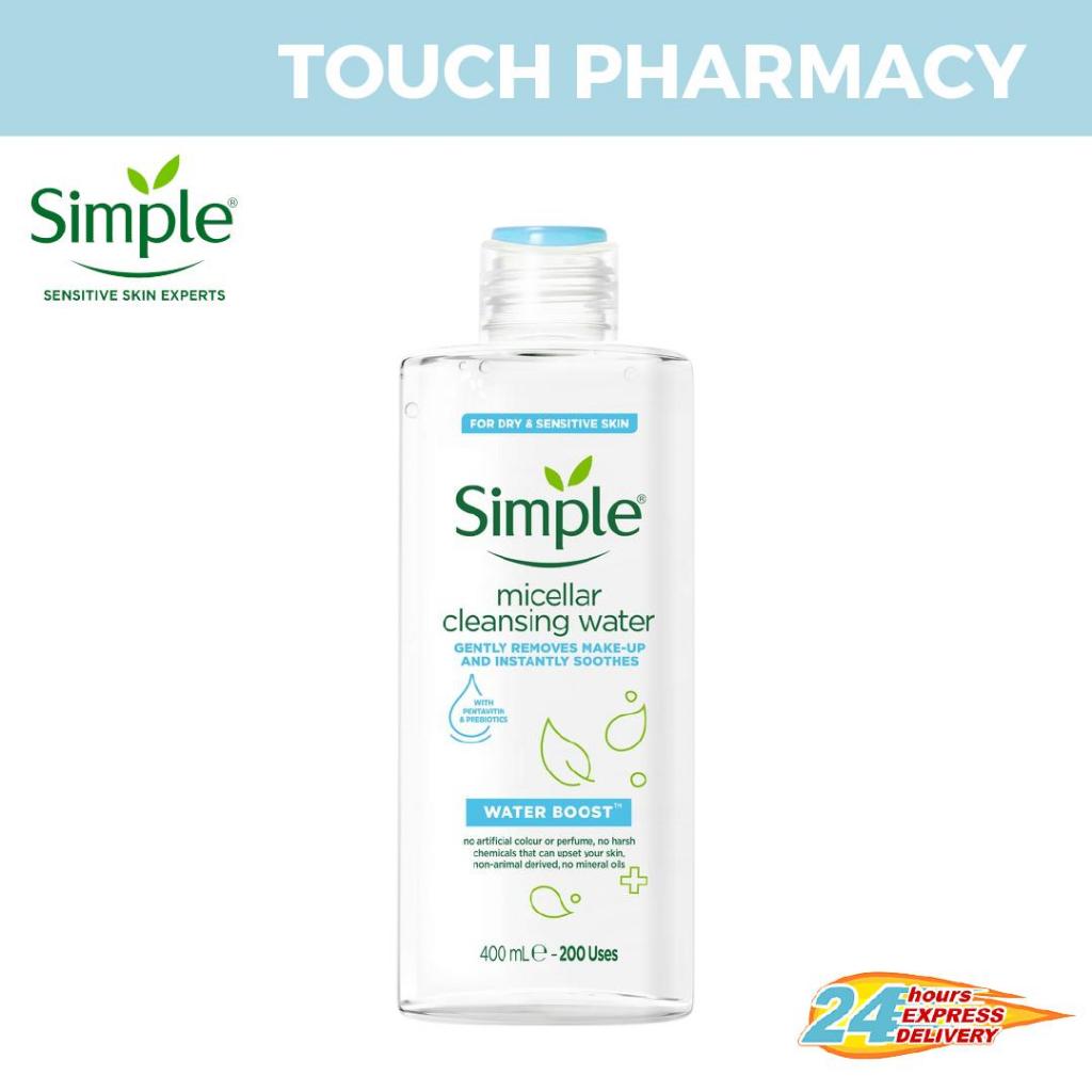 SIMPLE Water Boost Micellar Cleansing Water 400ML | Shopee Malaysia